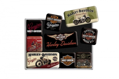 Vespa Schmiede | Ersatzteile & Nachfertigungen | 9x Magnet "Harley ...