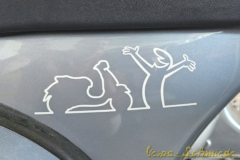 Vespa Schmiede | Ersatzteile & Nachfertigungen | Vespa - Aufkleber "La ...